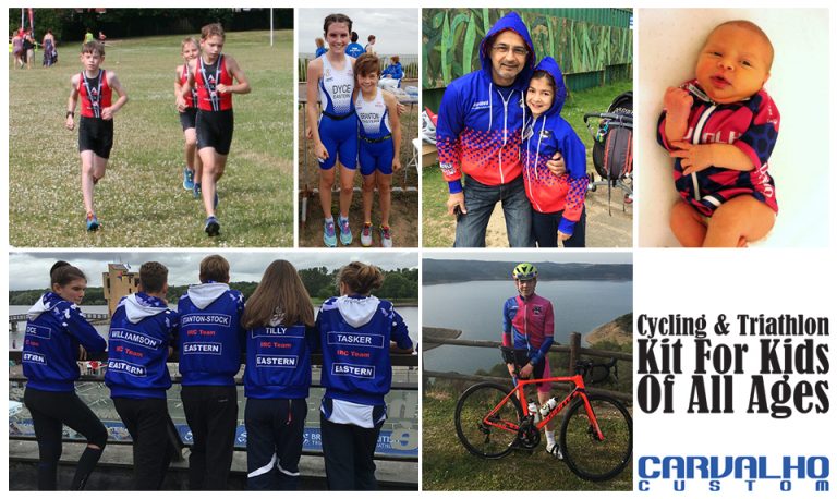 Custom tri clothing for children - Carvalho Custom