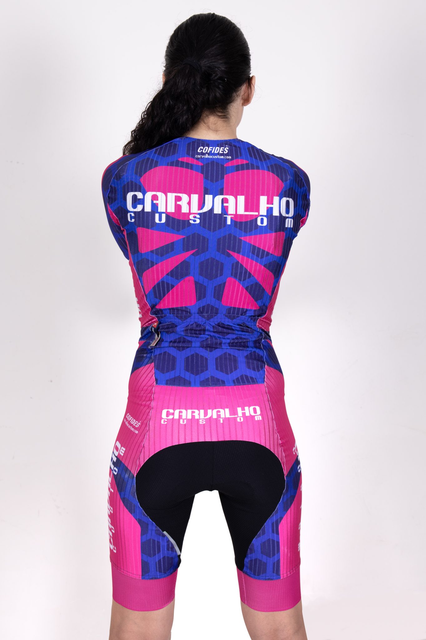 Printed or dyed lycra for different panels for custom cycling bib ...
